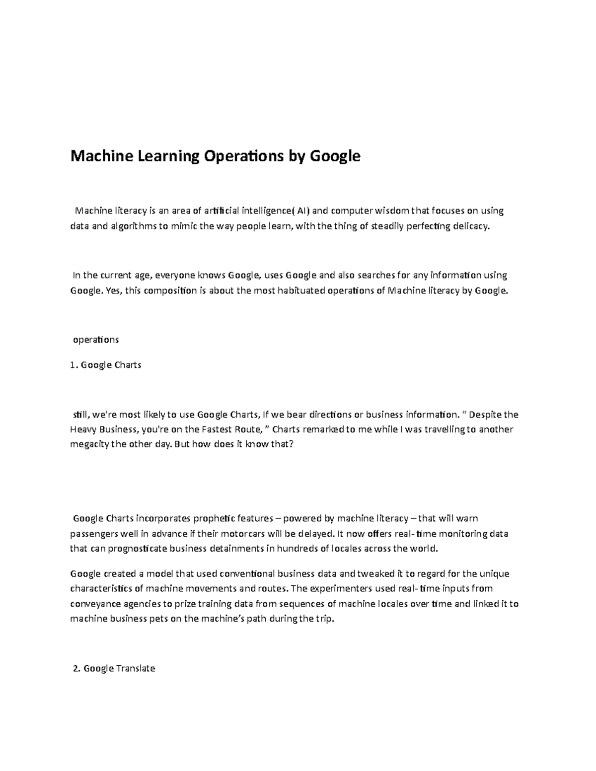Machine Learning Operations by Google - In the current age, everyone ...