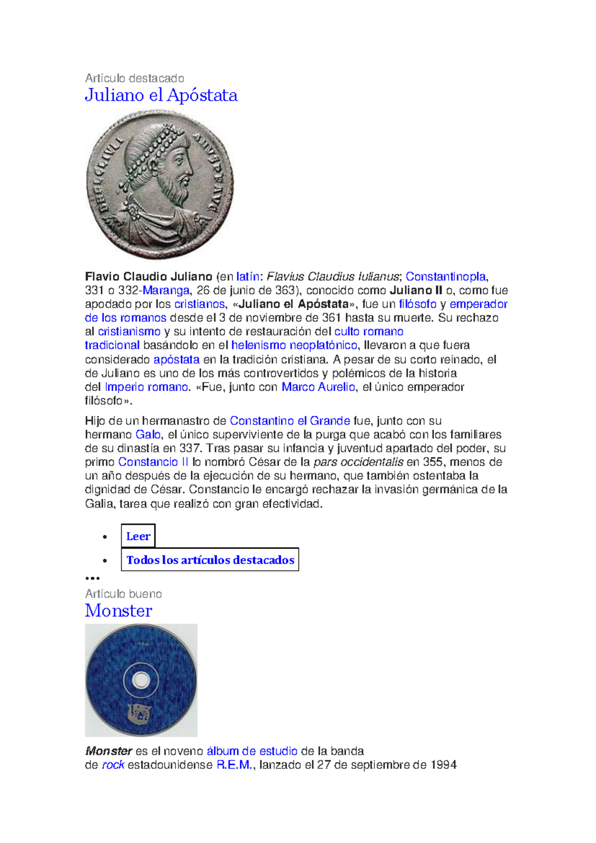 Artículo destacado - Artículo destacado Juliano el Apóstata Flavio ...