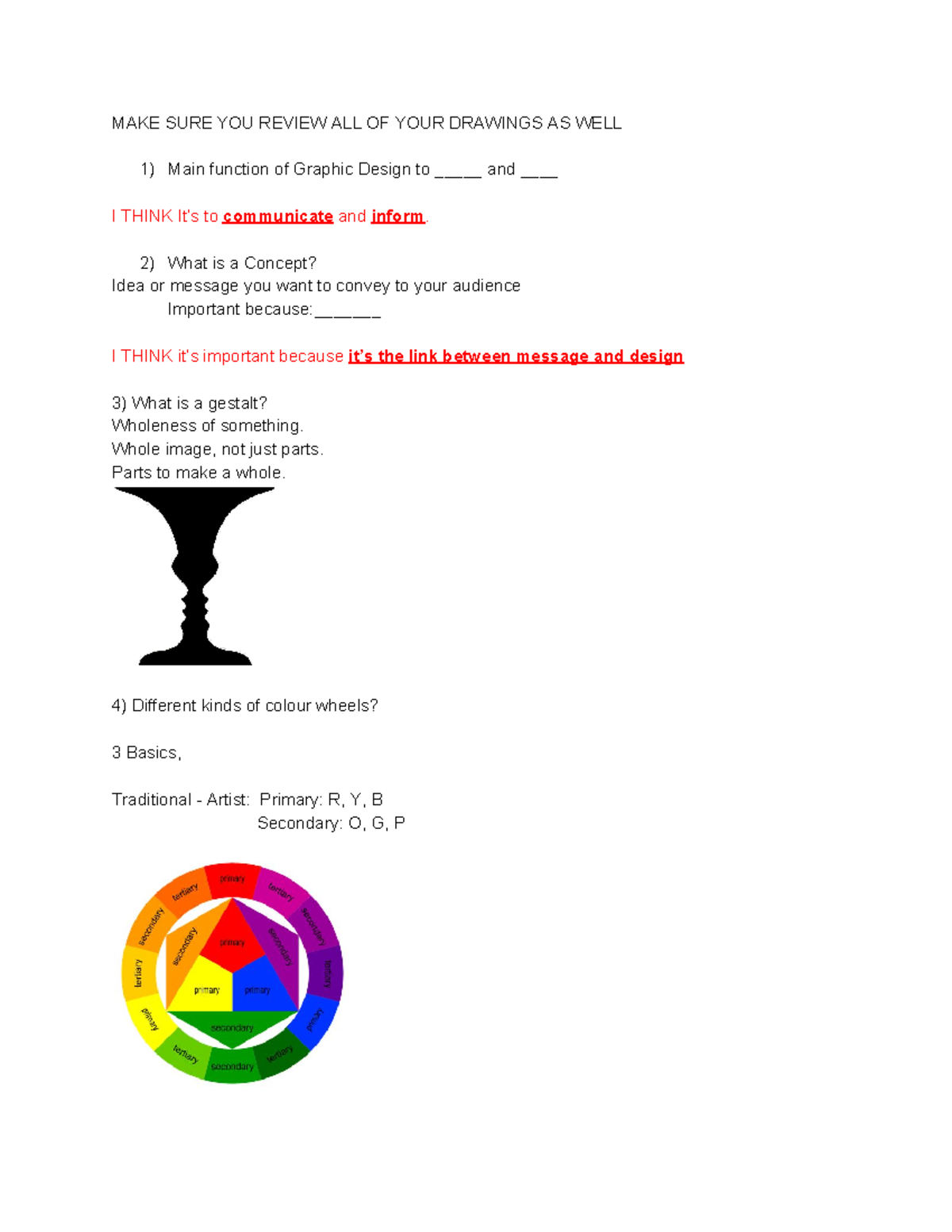 Cristina exam - exam for design - MAKE SURE YOU REVIEW ALL OF YOUR ...