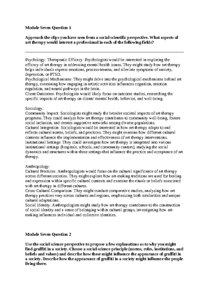 8-2 Module Eight Short Responses - Module Eight Question 1 a. Who is ...