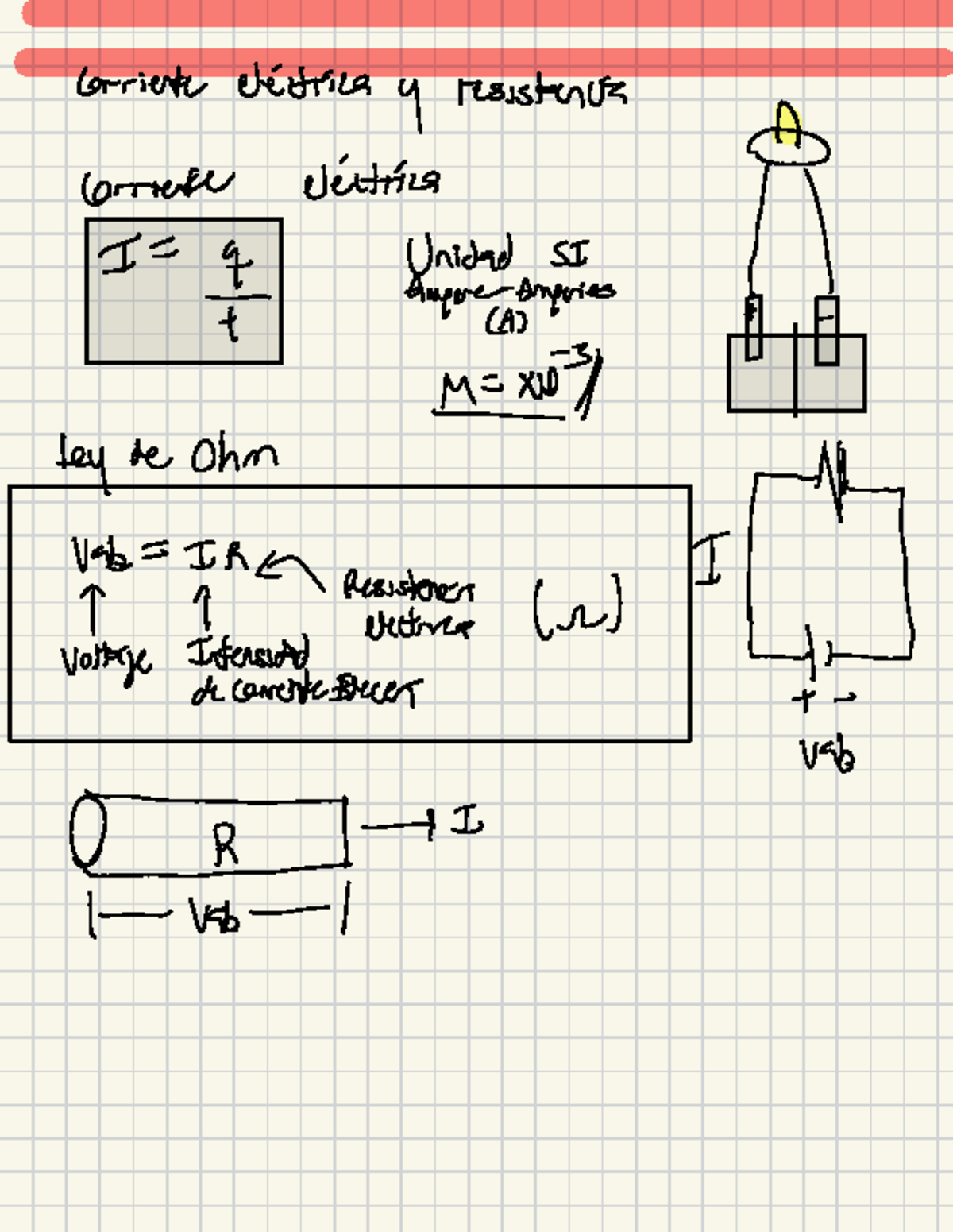 Biofísica Unitec - Tarea - Griene eléctrica y resistencia ↓ Gurrefer ...