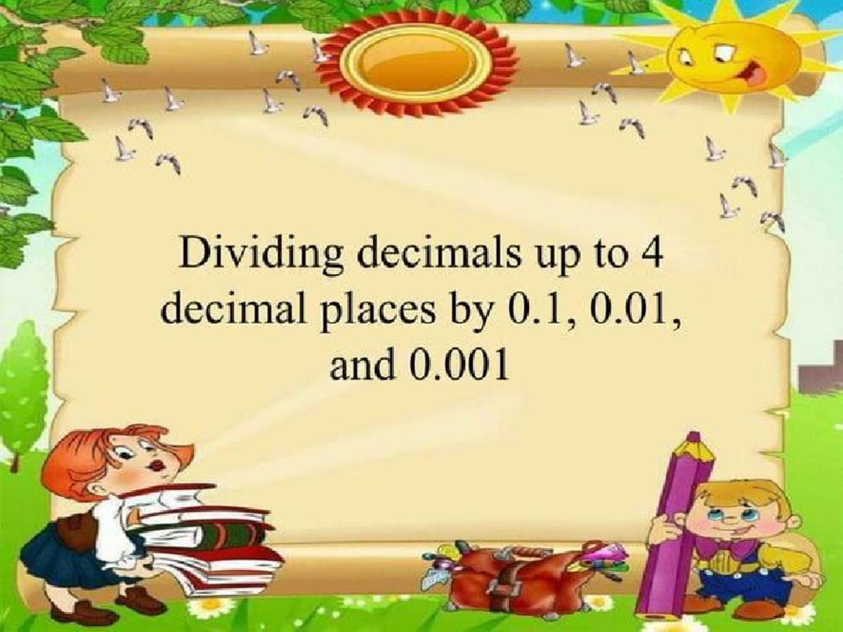 Slidesaver - Ppt - Dividing decimals up to 4 decimal places 0, 0, and 0 ...
