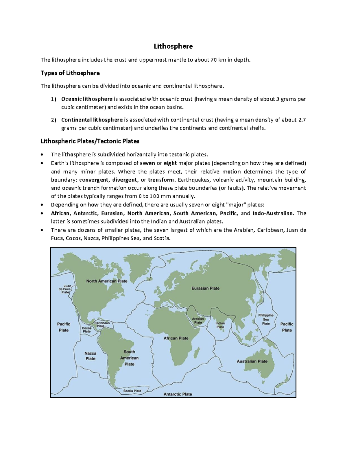 5 - Lithosphere - Fundamentals of Geography(GEO-103) - Geography - UOG ...