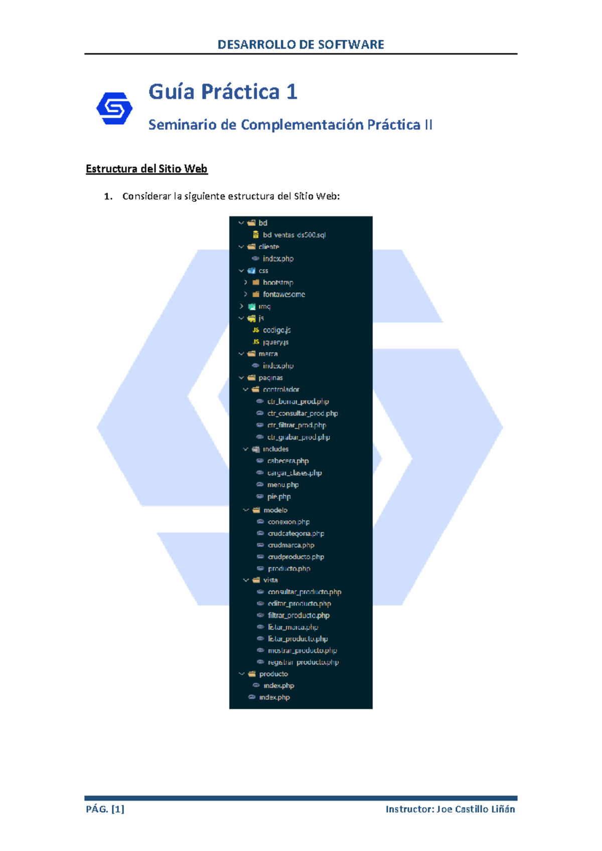 Guía Práctica 1 - PHP y My SQL - Guía Práctica 1 Seminario de Complementación Práctica II ...