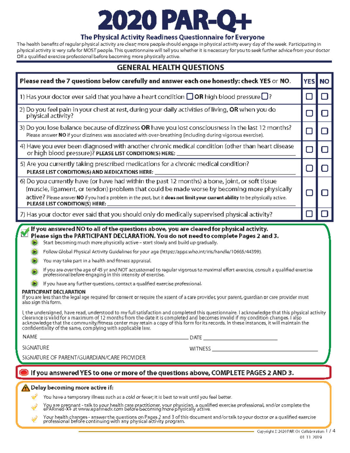 PARQ-TEST - parq-test - Nursing - Studocu