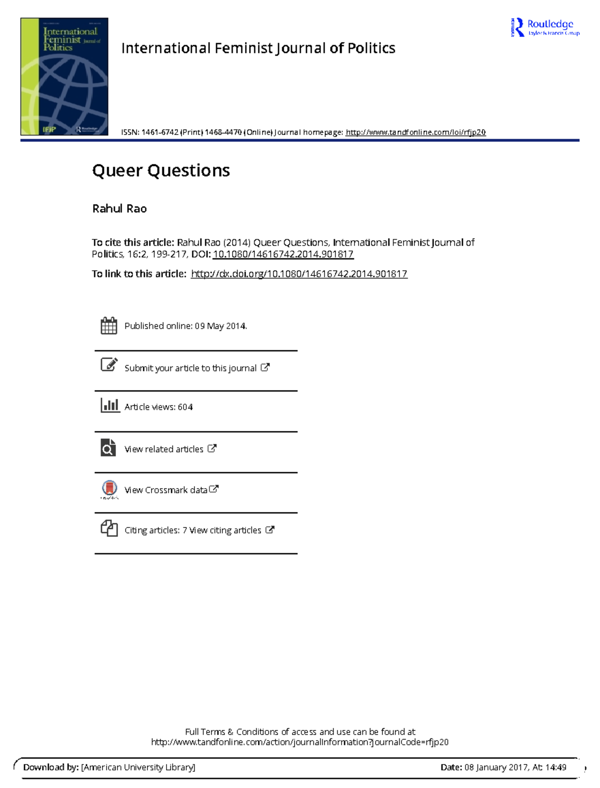 15.4-Rao-Queer Questions - ####### Full Terms & Conditions of access ...