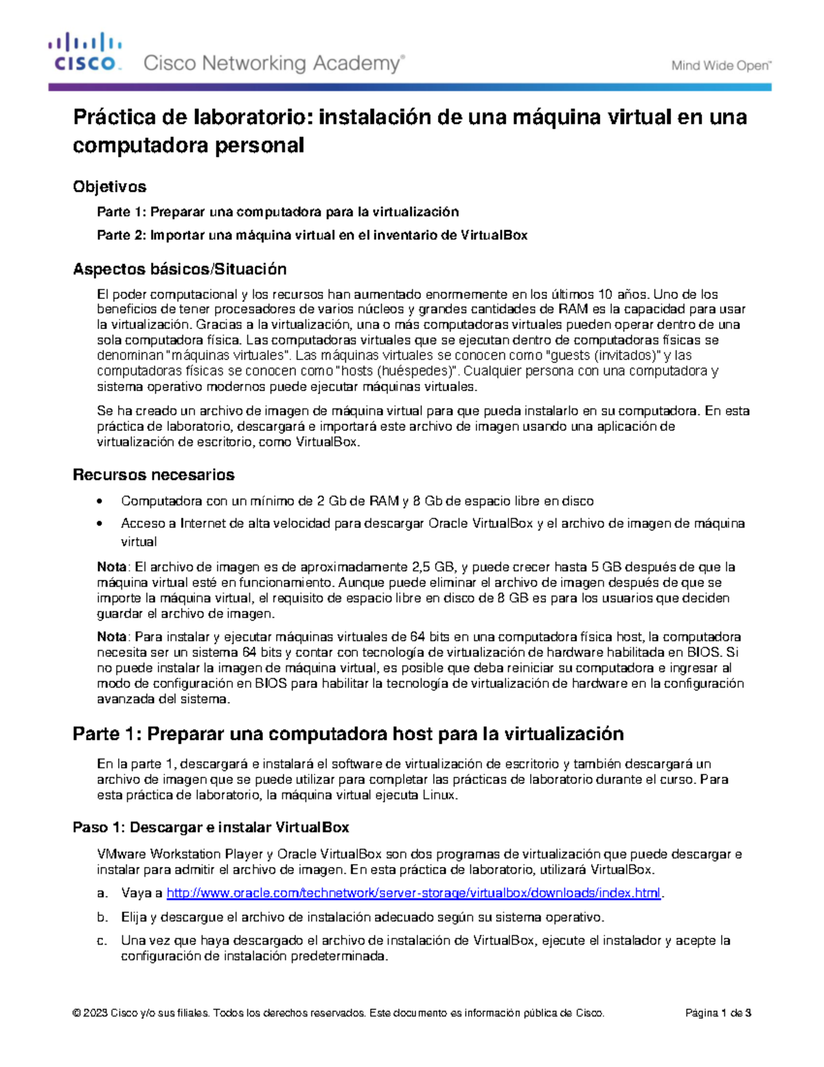 2.5.2.4 Lab - Install a Virtual Machine on a Personal Computer Ariana ...