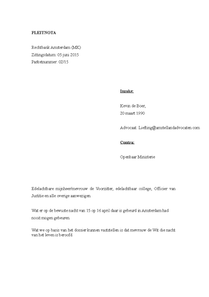 Verplichte Opgaven - Proces-verbaal Van Aangifte - PROCES-VERBAAL VAN ...