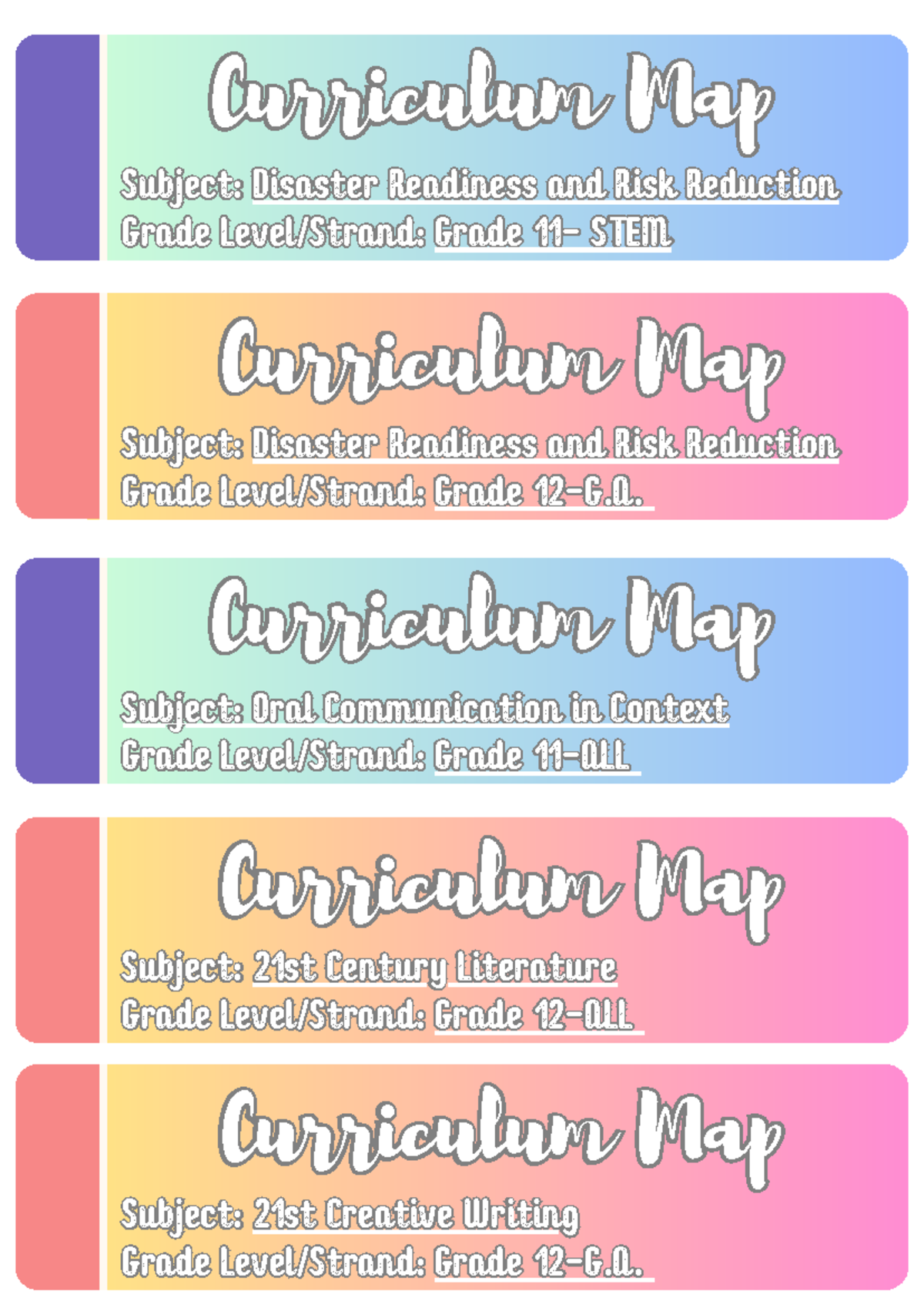 sample LP labels printable - sample labels - Curriculum MapCurriculum ...