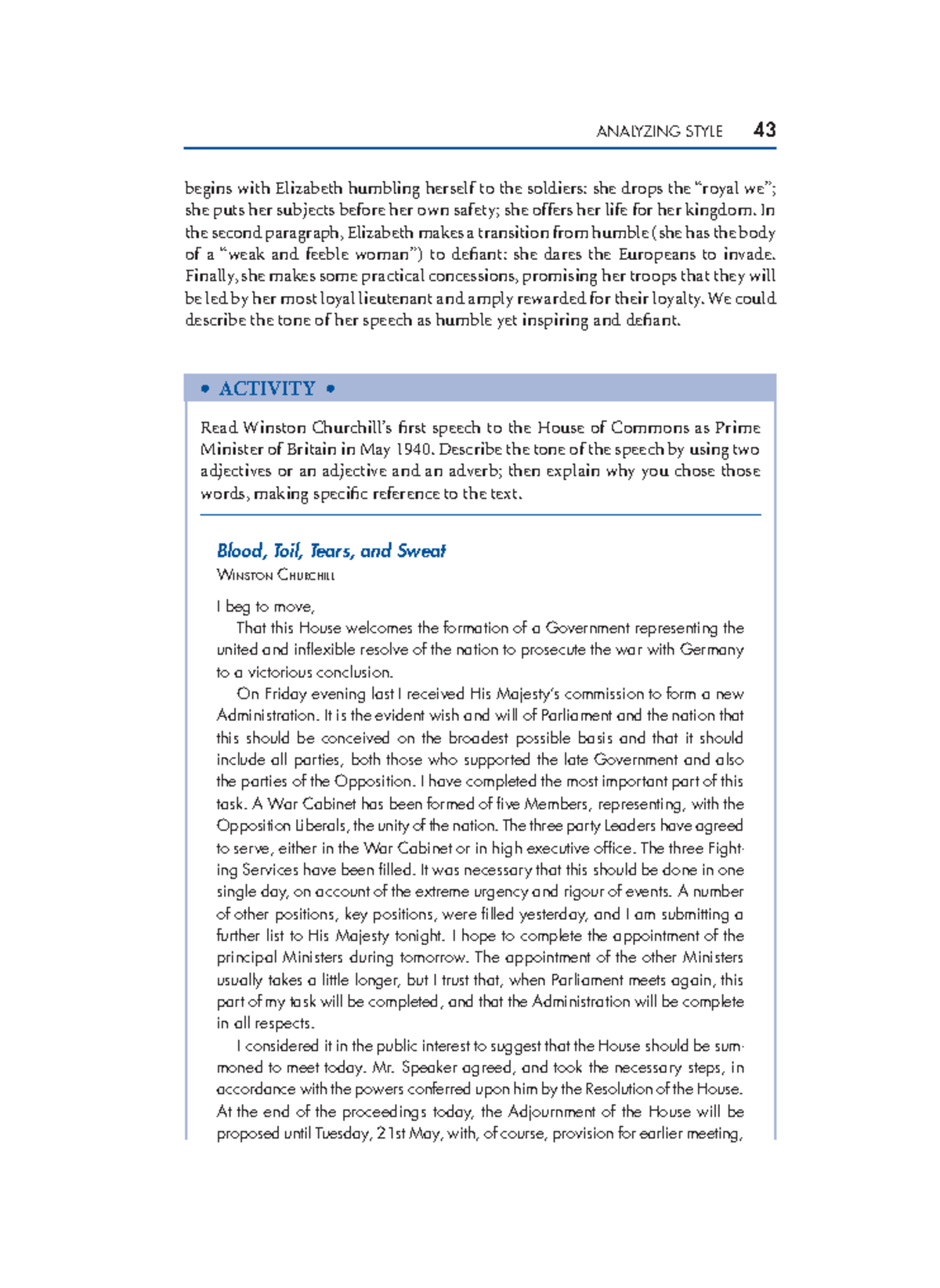 81-90 - This is a helpful guide to the AP LANG book. - AnALyzInG sTyLE ...