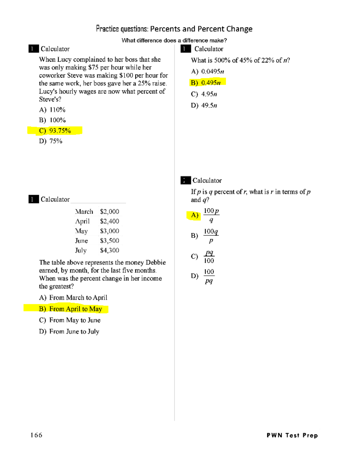 McClenathan-questions-part2.pdf - Practice questions: Percents and Percent Change What ...