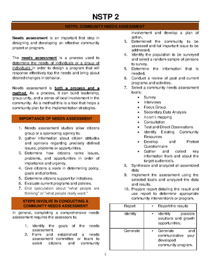 Transes NSTP 1 AND 2 - NSTP 1: Physical Organization & Nature, History ...