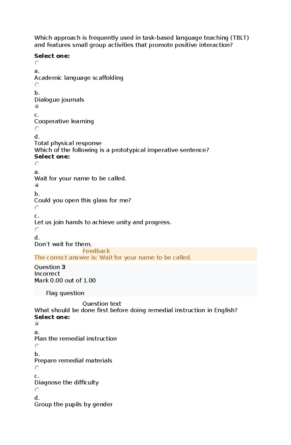 Which approach is frequently used in task - Academic language ...