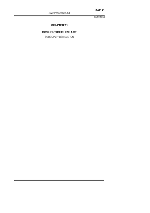 151- Civil Procedure Rules 2010 - 10th September, 2010 LEGAL NOTICE No ...