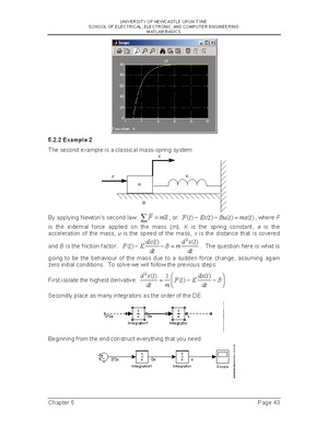 Session 10- Simulink intro - SCHOOL OF ELECTRICAL, ELECTRONIC AND COMPUTER ENGINEERING MATLAB ...