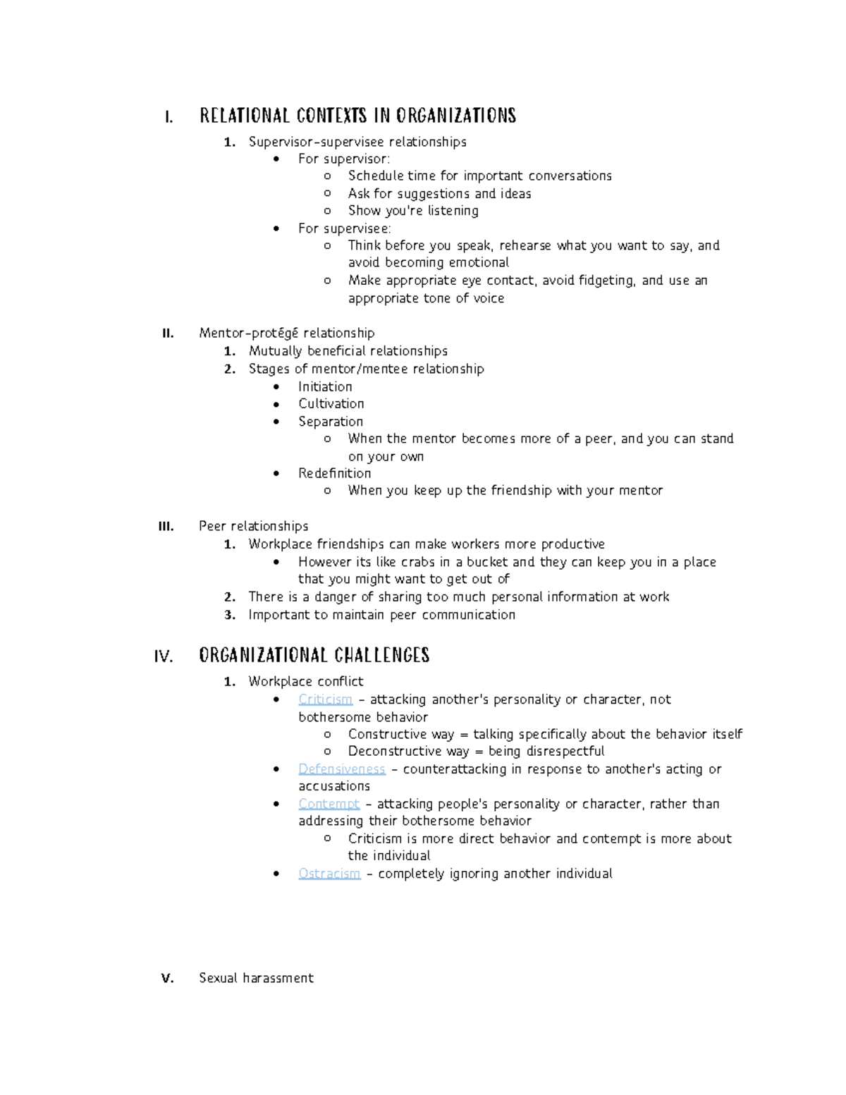 Relational Contexts IN Organizations - I. RELATIONAL CONTEXTS IN ...
