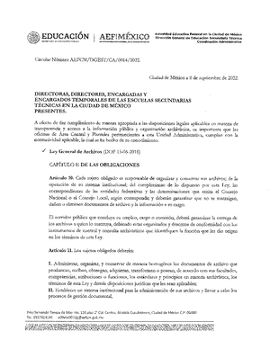 Cuadro General DE Clasificacion Archivistica - N/C CÓDIGO CANTIDAD DE SUBSERIES 1 2C 1 2 3C N/A ...