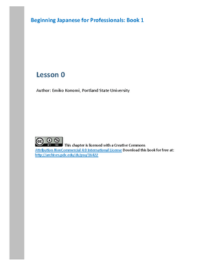 Lesson 3-test - note - Lesson 3 – SeƩling Down Author: Emiko Konomi ...