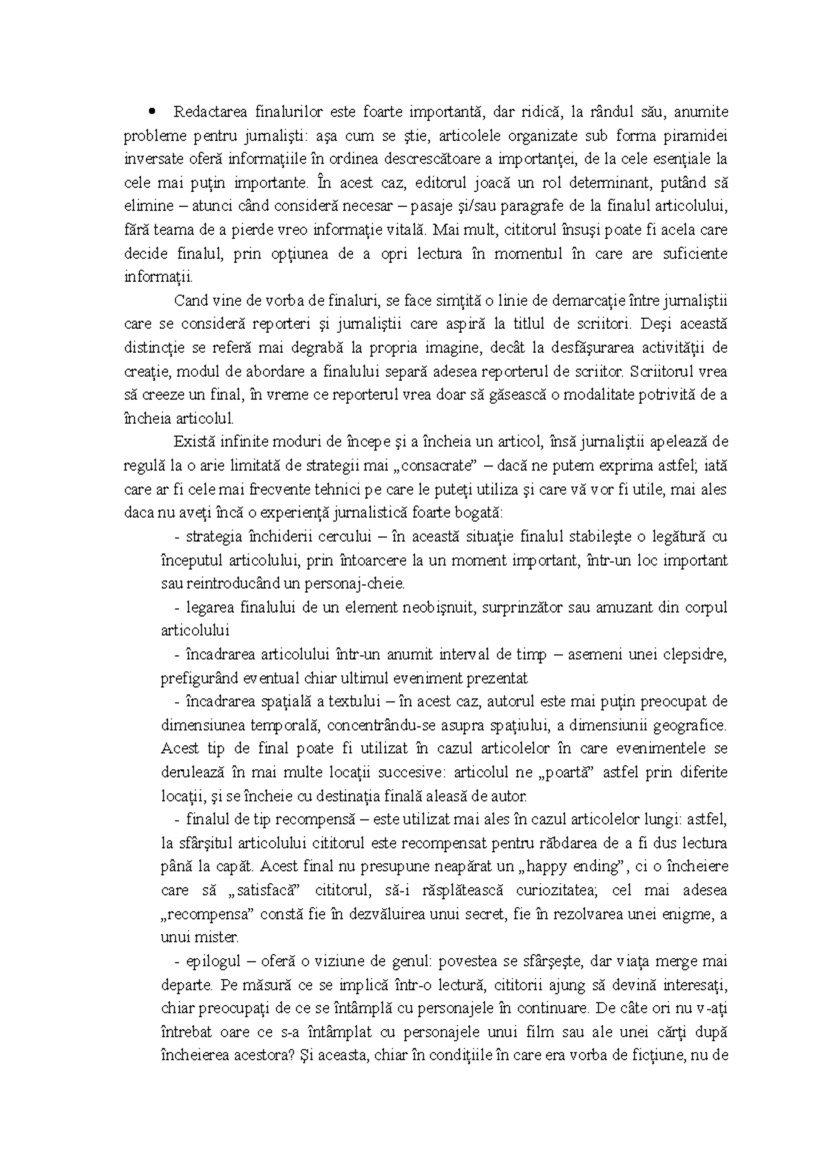 CURS 9 Reguli Redactare II Jurnalism Economic I - Redactarea ...
