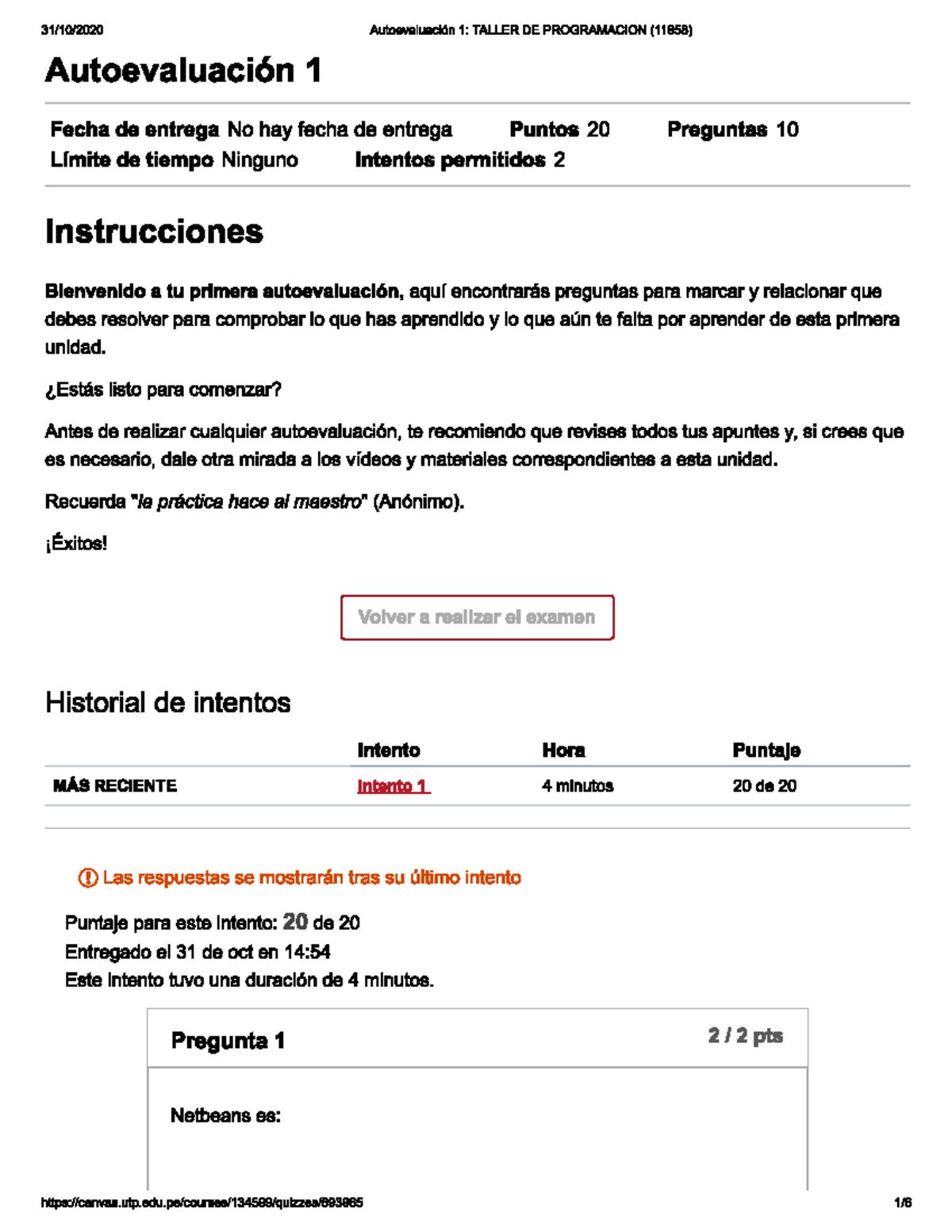 Evaluacion 1 - ejercicios java - Taller de programacion - Studocu