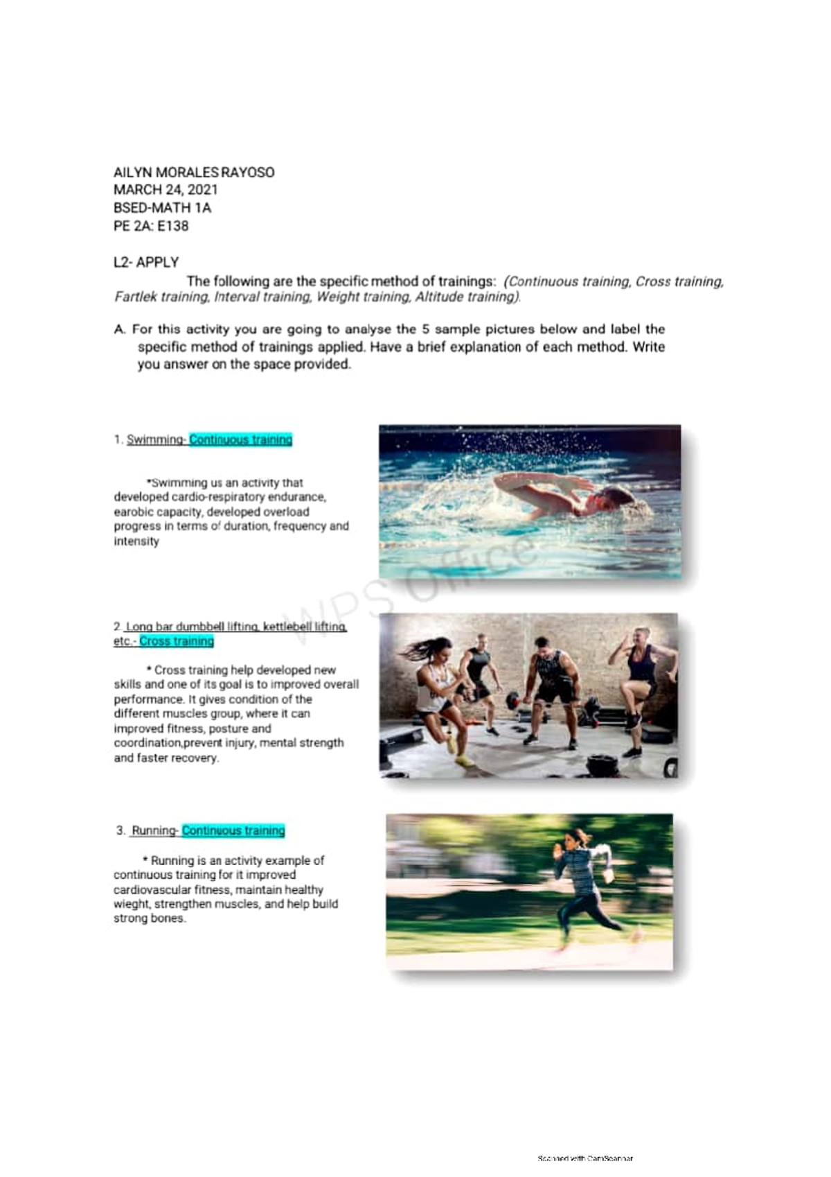 PE-L#2 Apply - MY Work - PATH-FIT 2 (Fitness Exercises) - Studocu