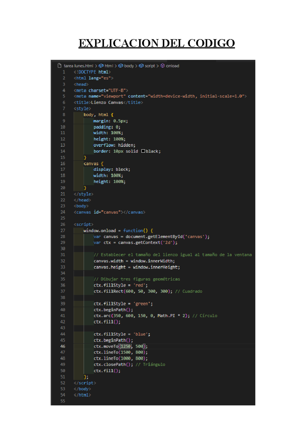Explicacion DEL Codigo - administración industrial - EXPLICACION DEL CODIGO - Studocu