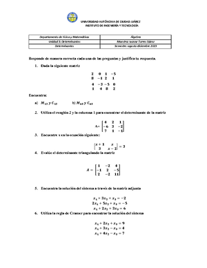 Qué es una matriz - é Una matriz es una estructura matemática ...