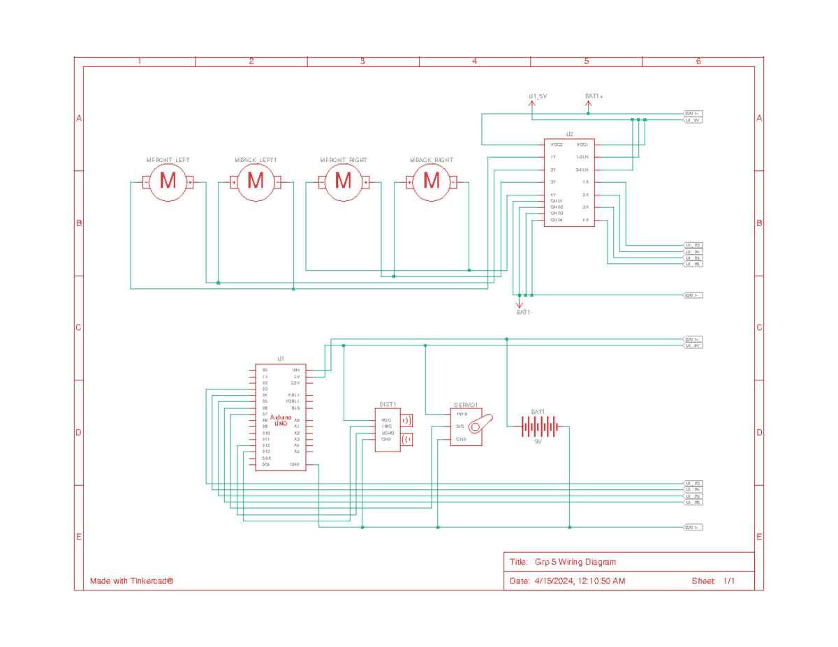 Grp 5 Wiring Diagram - A B C D E 1 2 3 4 5 6 A B C D E Made with ...