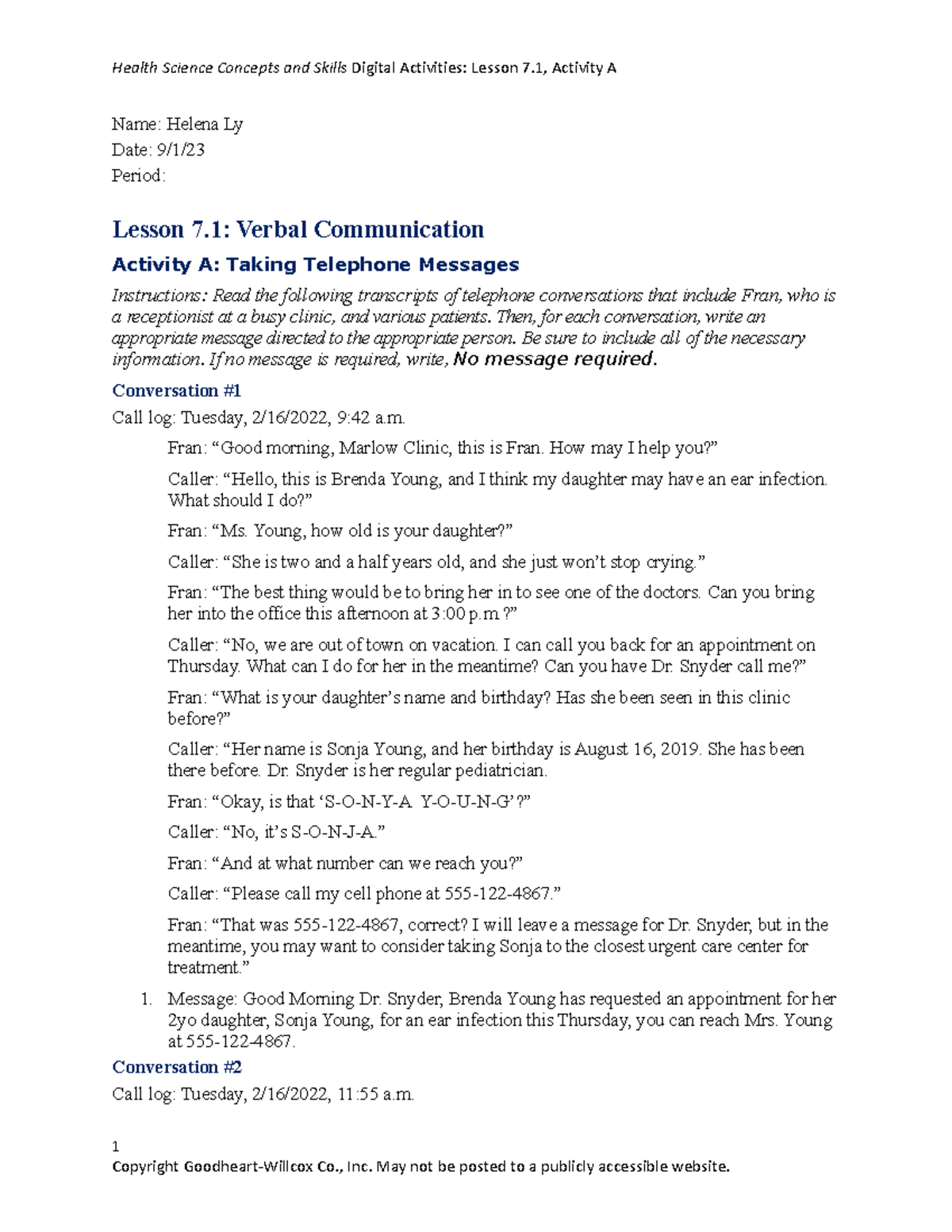 07-01 activitya (1) - Name: Helena Ly Date: 9/1/ Period: Lesson 7 ...