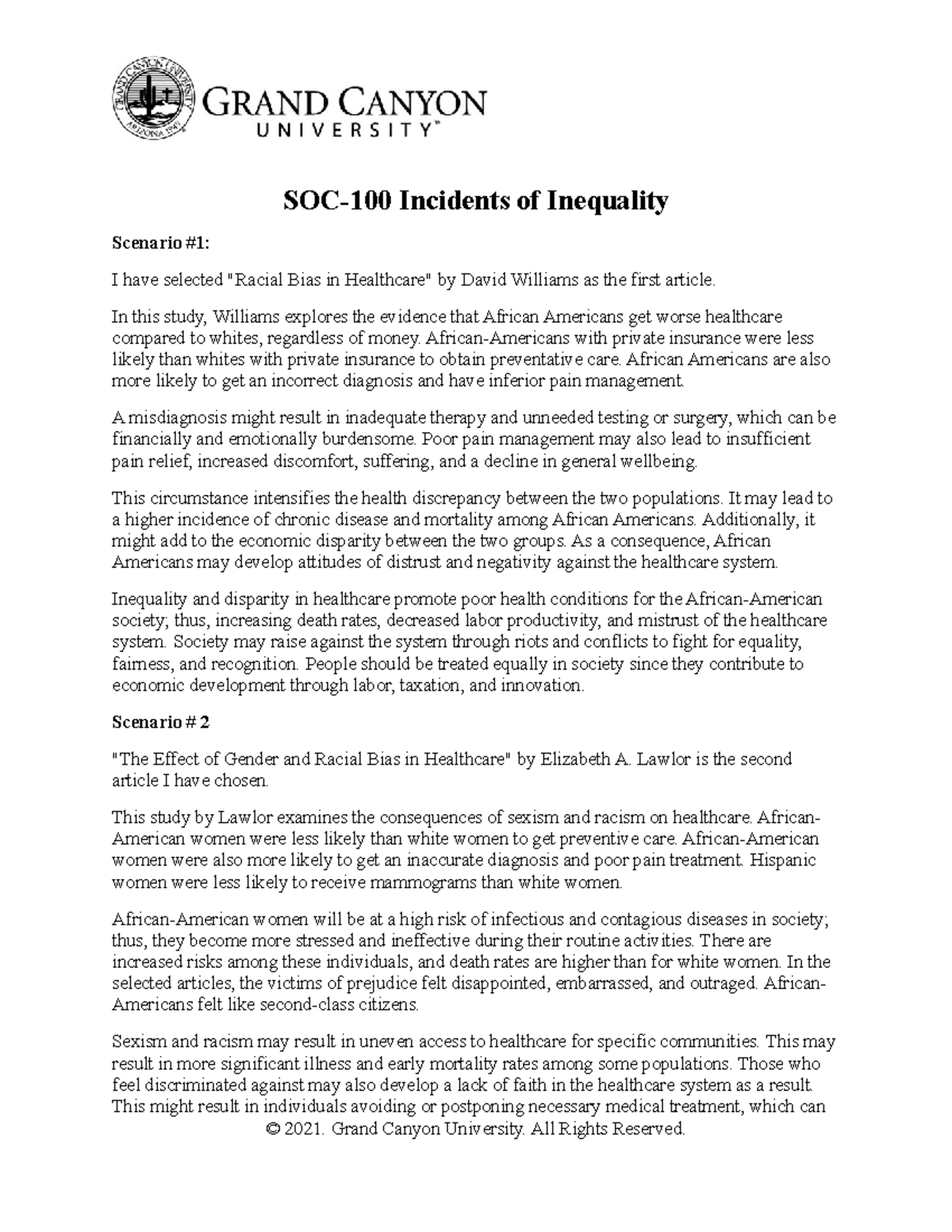 SOC-100 Incidentsof Inequality (3) - SOC-100 Incidents of Inequality ...