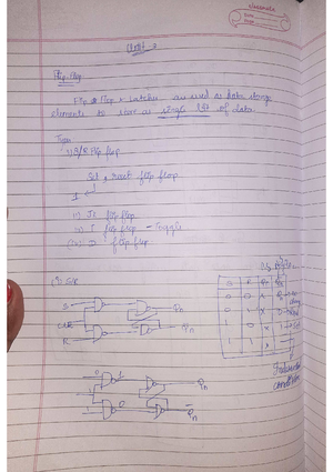 DLD UNIT 4 - DLD-4 - Digital Logic Circuits - Studocu
