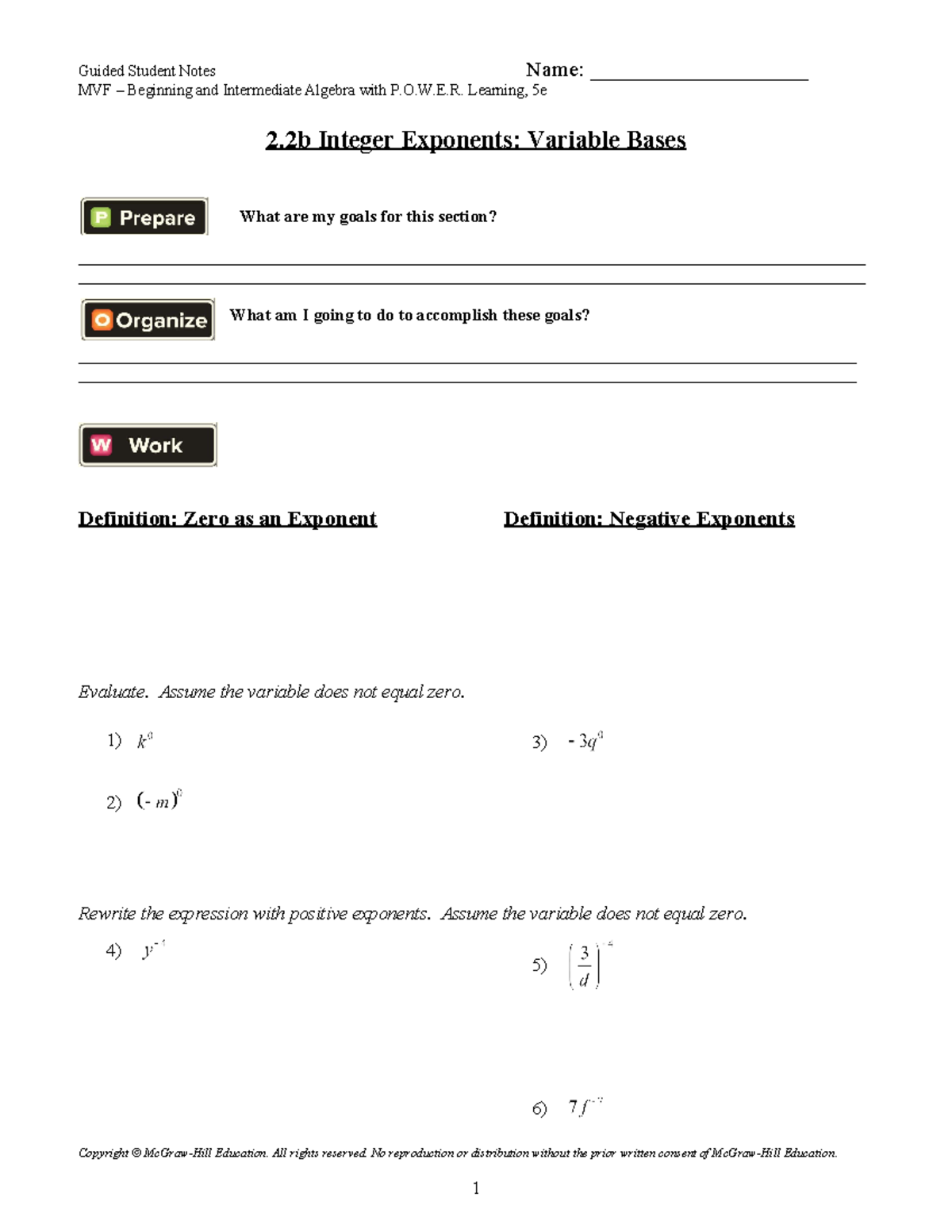 2.2B BIA MVF 5e GSN Power - Tagged - Guided Student Notes Name ...