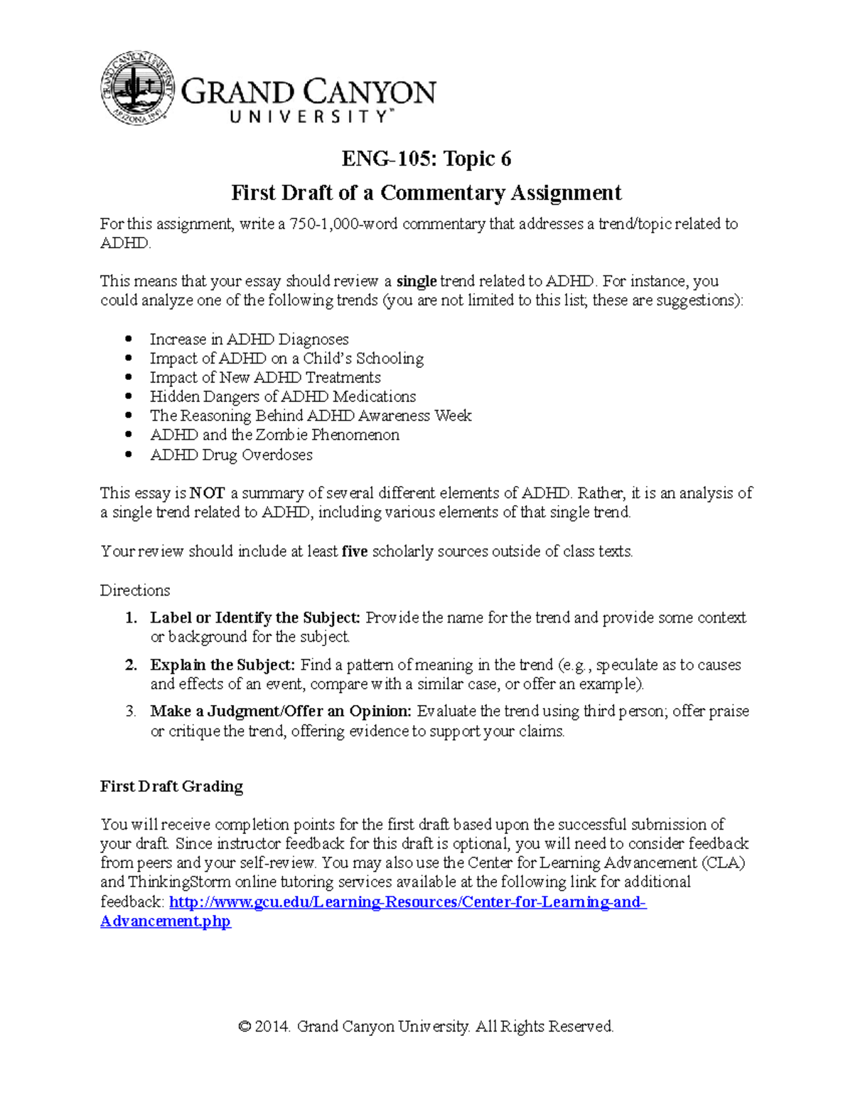 ENG 105 RS First Draft Commentary Assignment Online - ENG-105: Topic 6 ...
