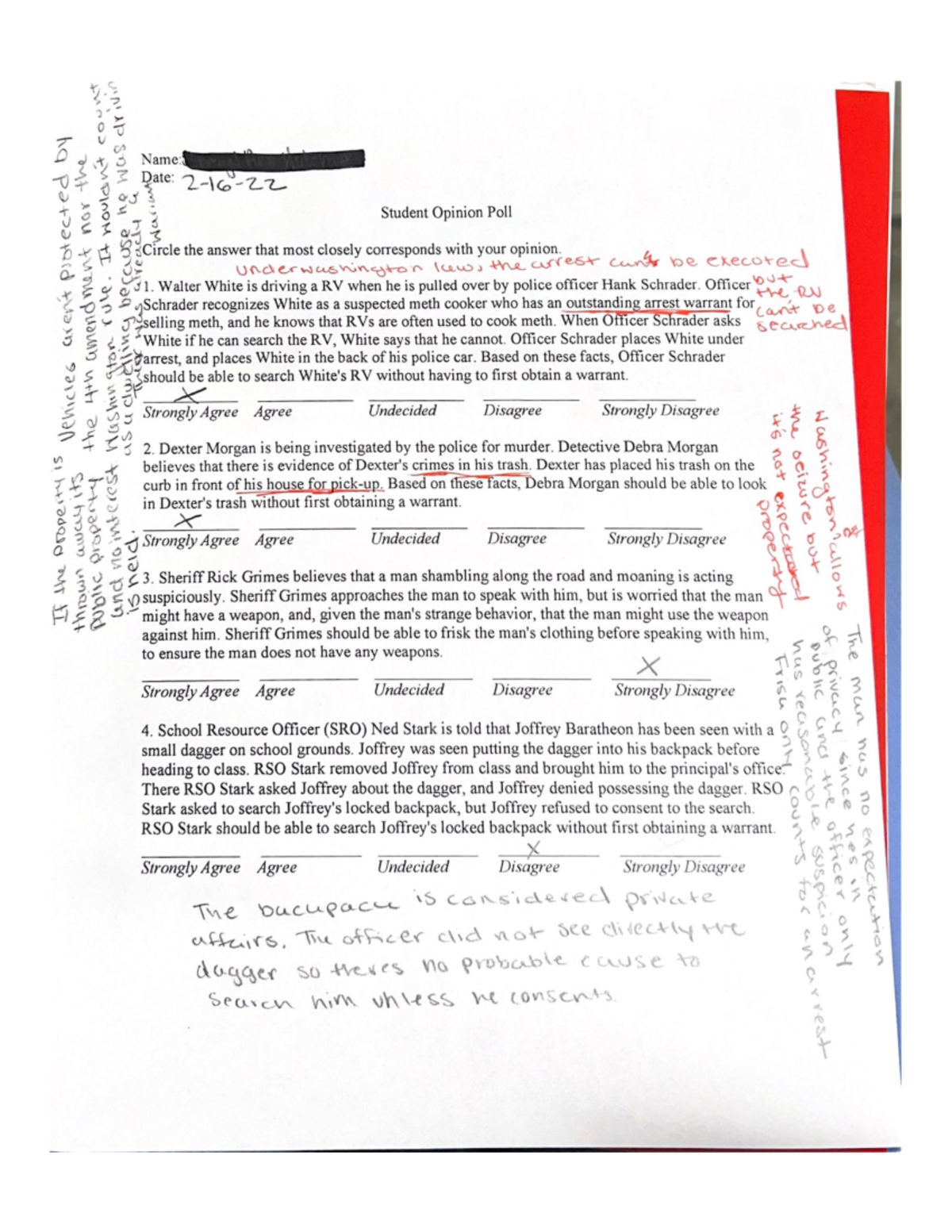 Student Opinion Poll - LAW 9007 - Studocu
