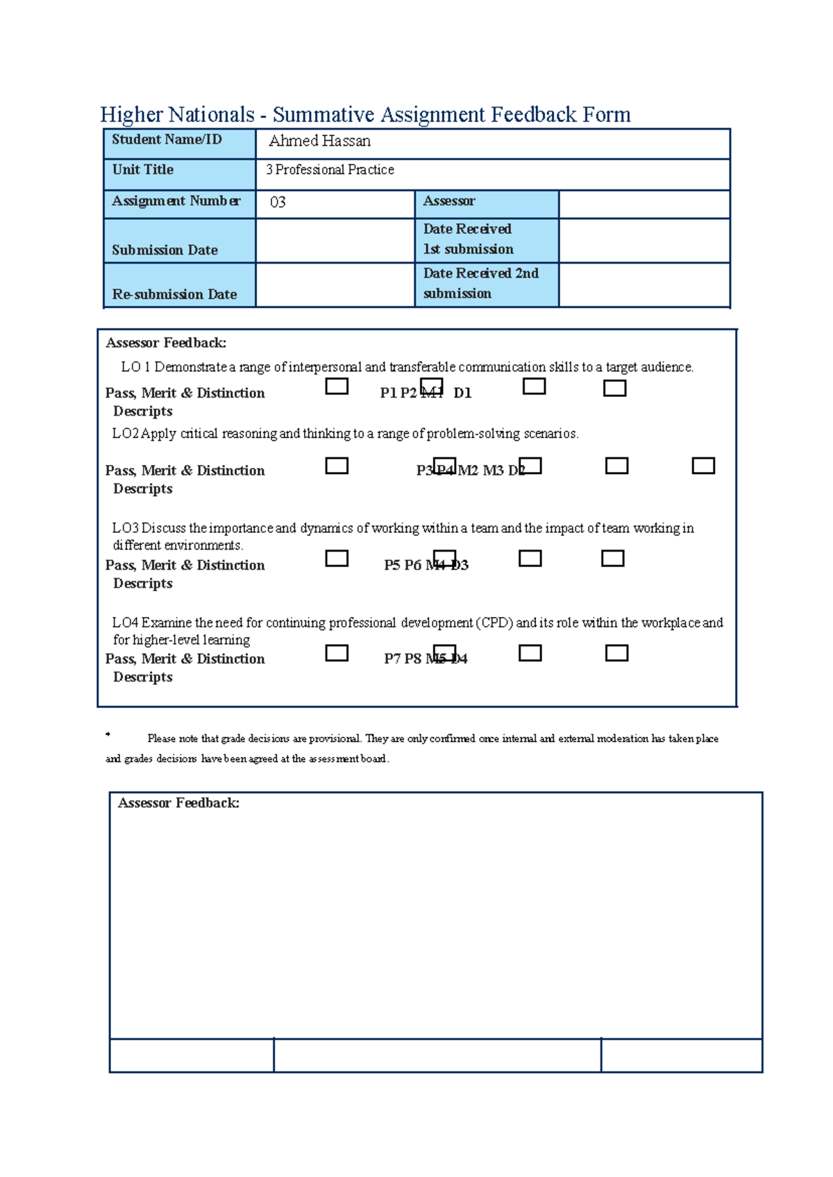 7085-1713761147054-Unit 03 professional practice Assignment 2024 - Higher Nationals - Summative ...