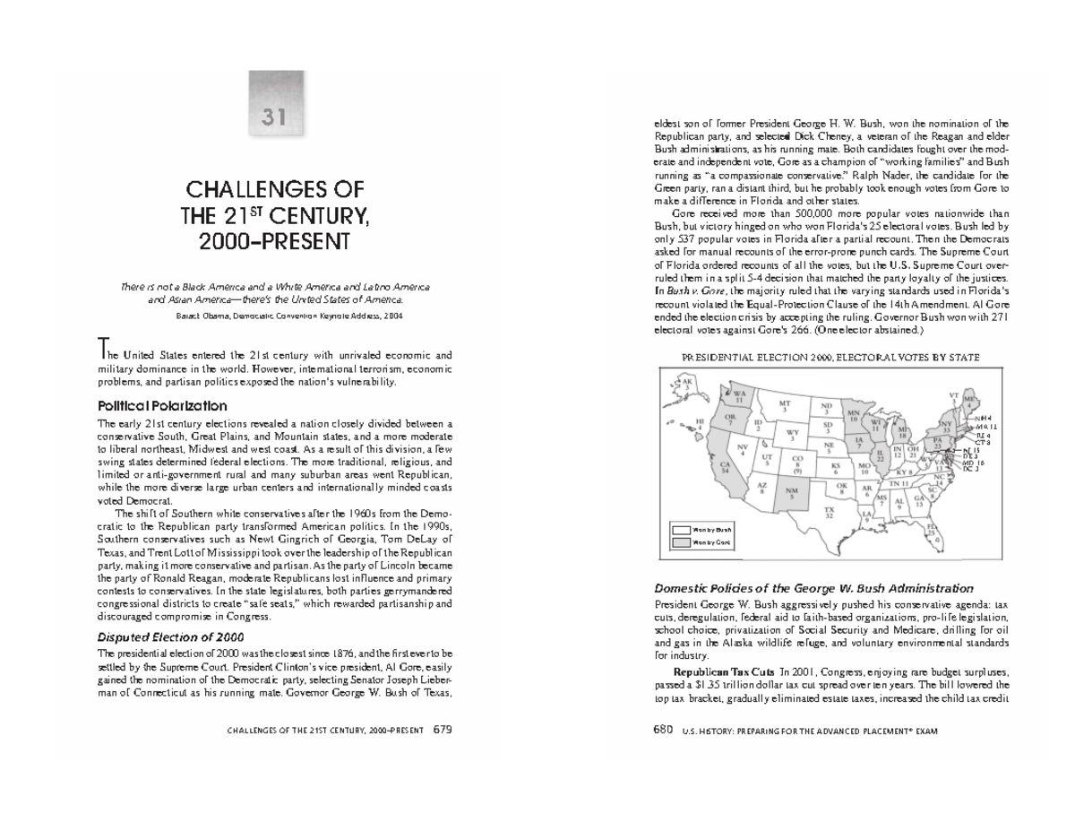 AMSCO APUSH 31 PDF - 31 eldest son of former President George H. W ...