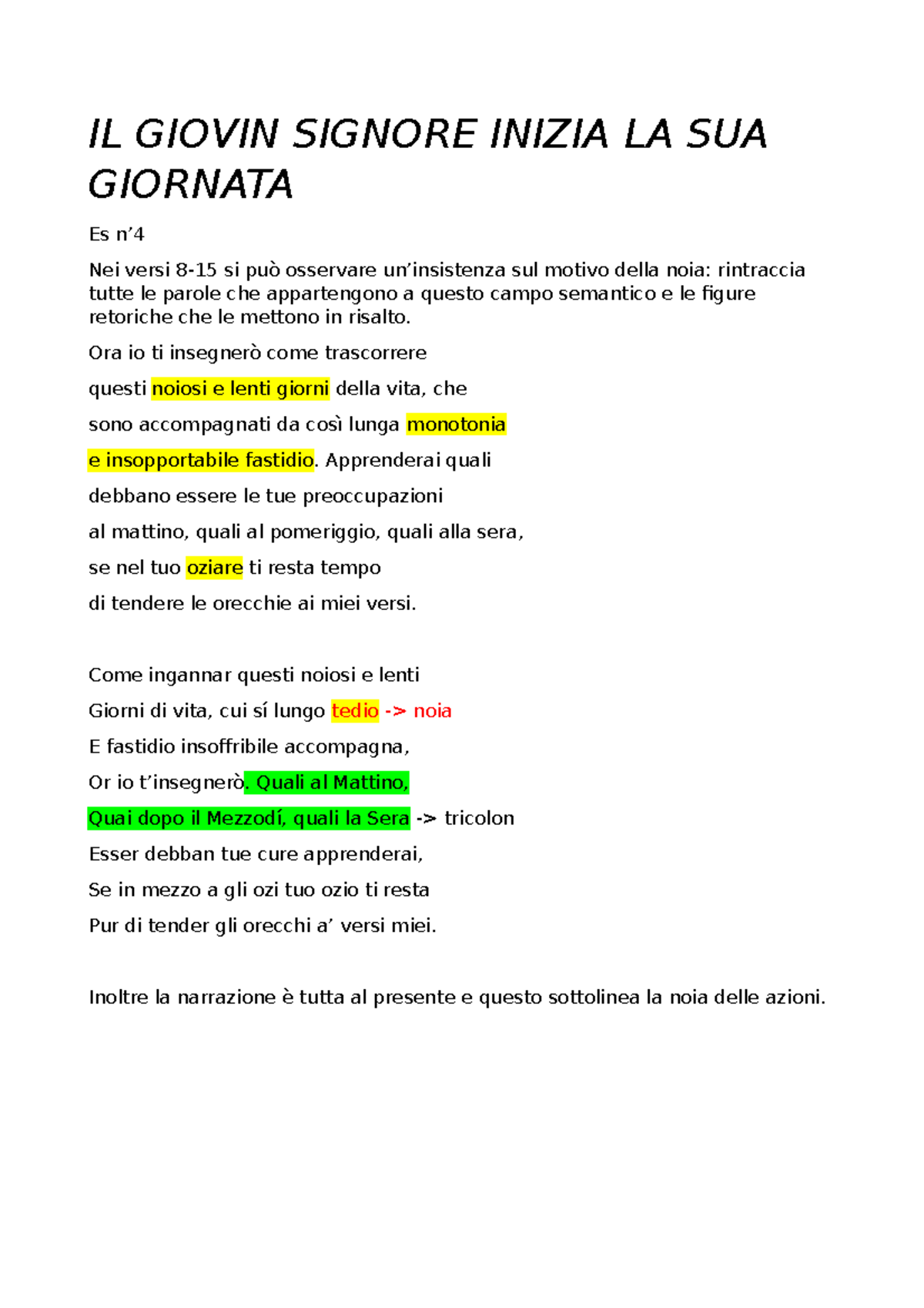 IL Giovin Signore Inizia LA SUA Giornata - IL GIOVIN SIGNORE INIZIA LA ...