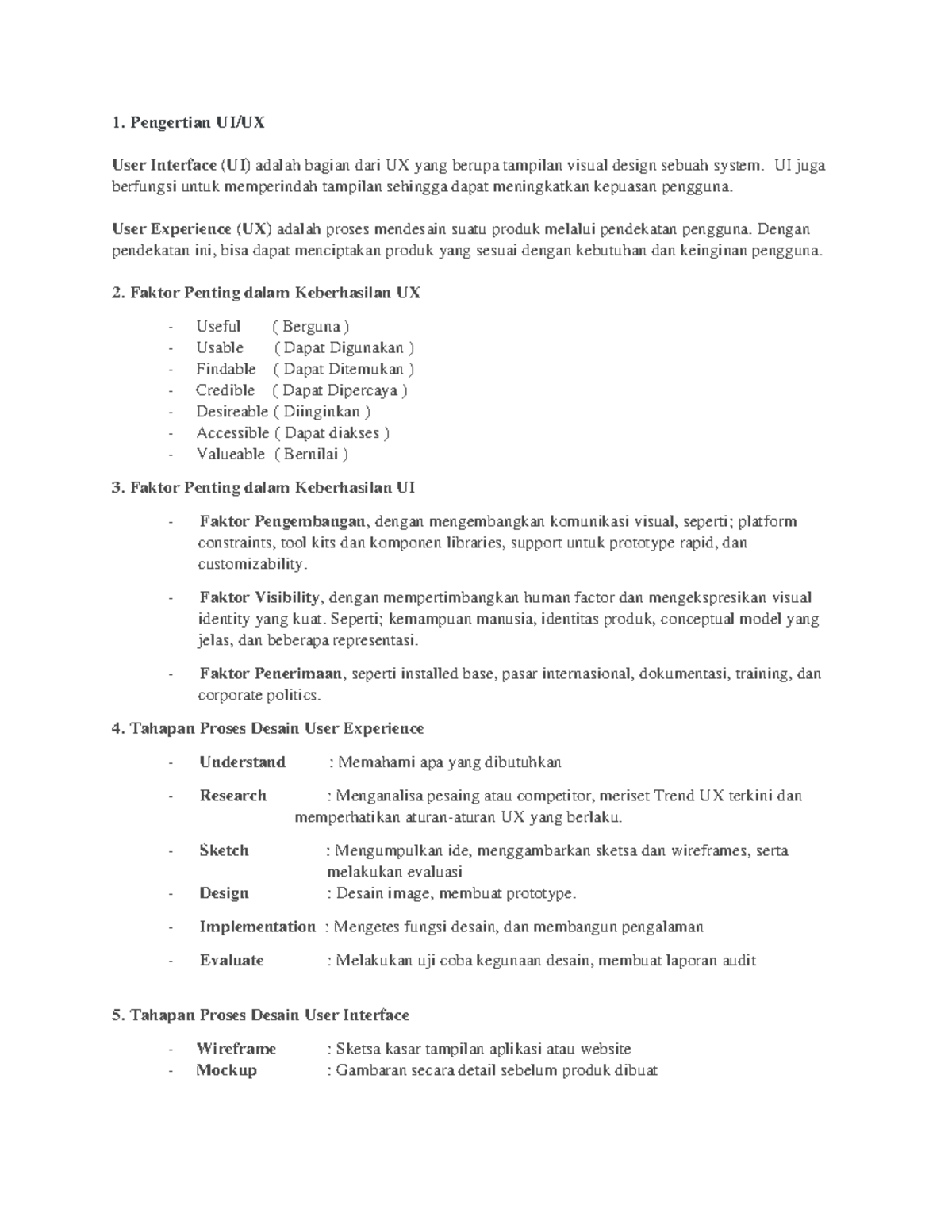 Tugas mengenai pengantar ui ux design - Pengertian UI/UX User Interface ...