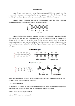 Experiment 9: Carbohydrates - Experiment 9: CARBOHYDRATES CARBOHYDRATES ...
