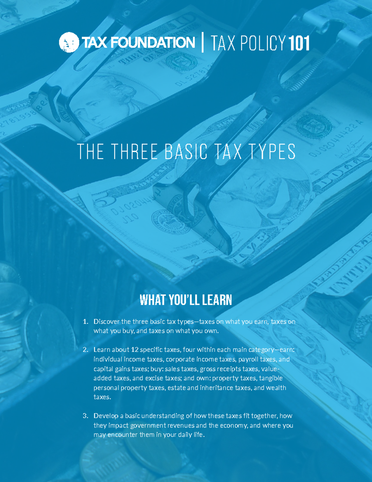 The-Three-Basic-Tax-Types in the U.S - THE THREE BASIC TAX TYPES TAX ...