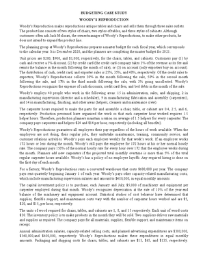 Chapter 8 Pricing Assignment Classificat - CHAPTER 8 Pricing ASSIGNMENT CLASSIFICATION TABLE ...