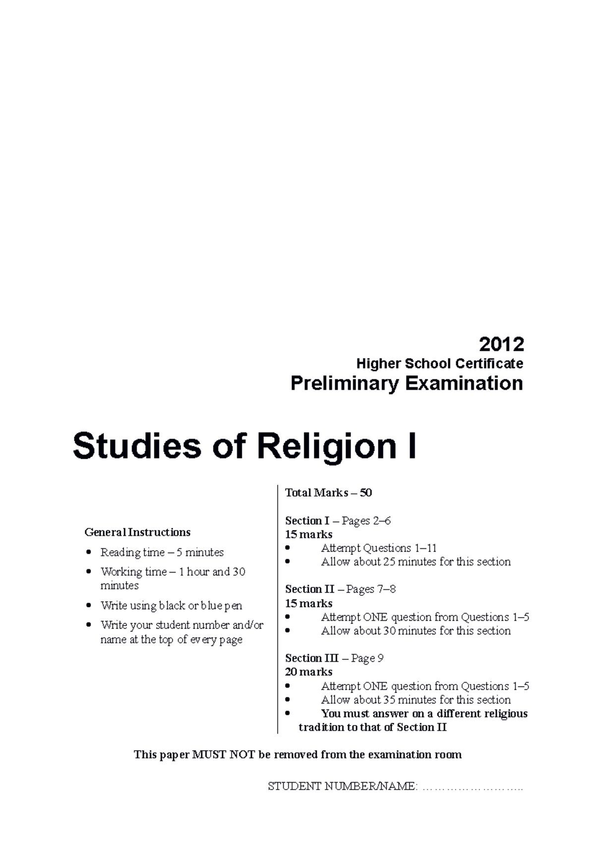 Prelim 2012 Questions - Practice - 2012 Higher School Certificate ...
