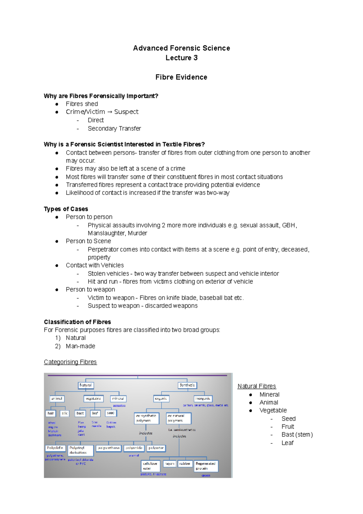 Advanced Forensic Science, - fibre evidence - Advanced Forensic Science ...