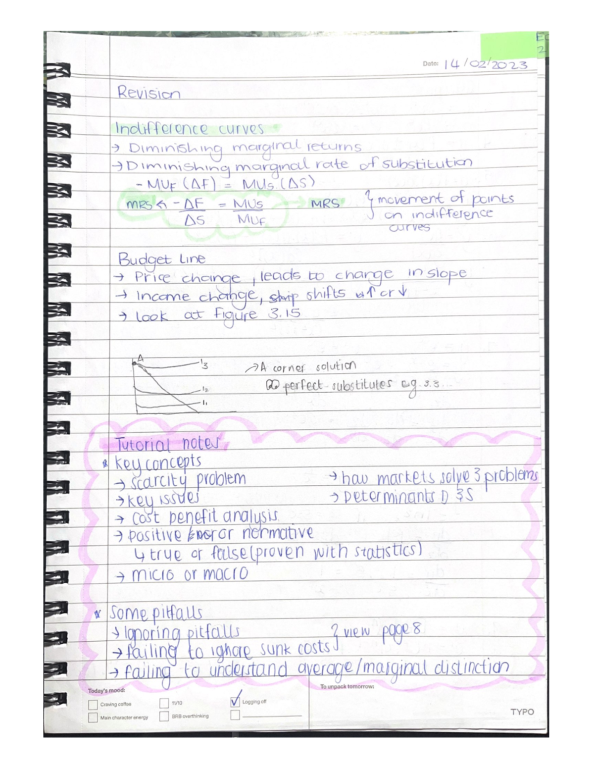 Economics 214 - lecture notes - 214 - Studocu