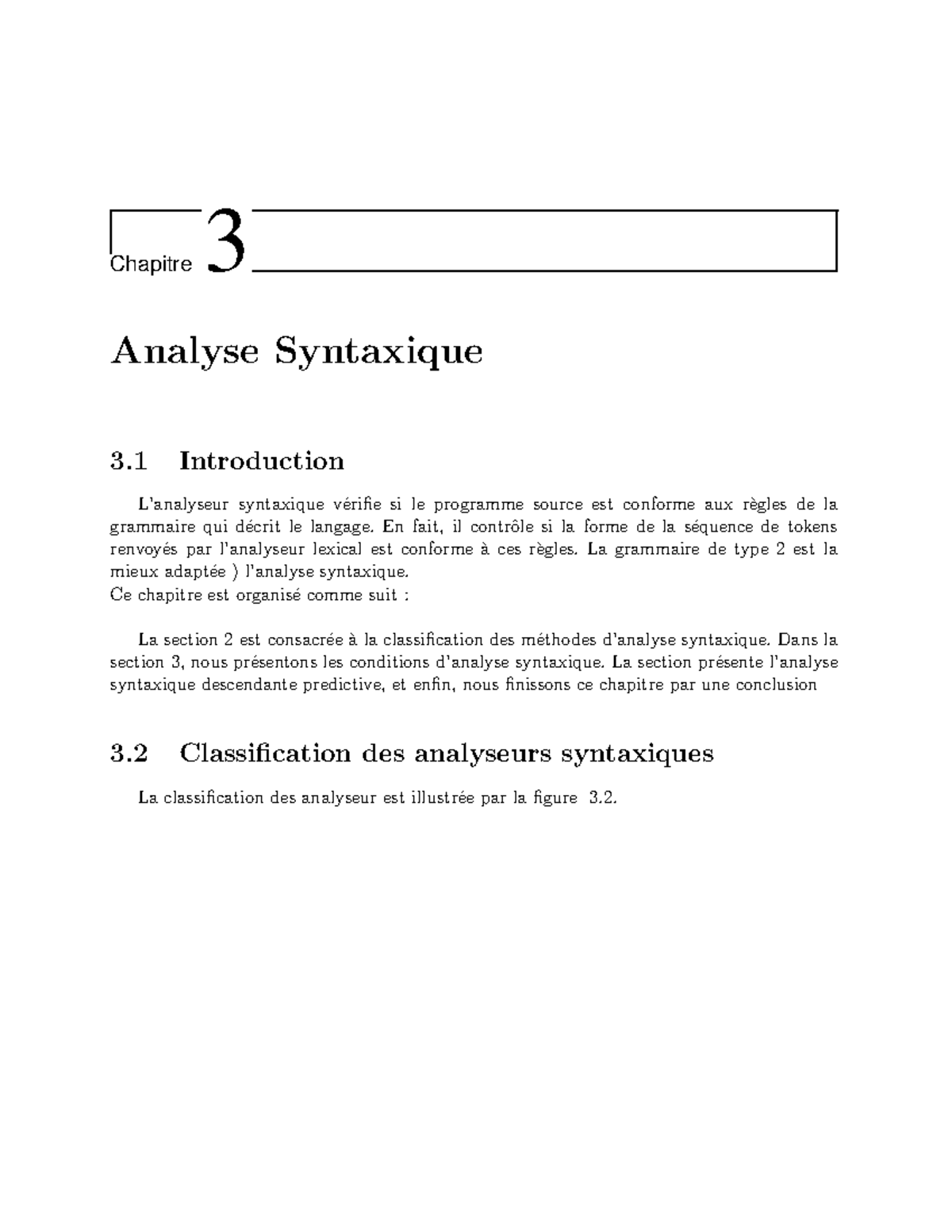 Cours-Analyse Syntaxique -01 avec exemple - Chapitre 3 Analyse ...