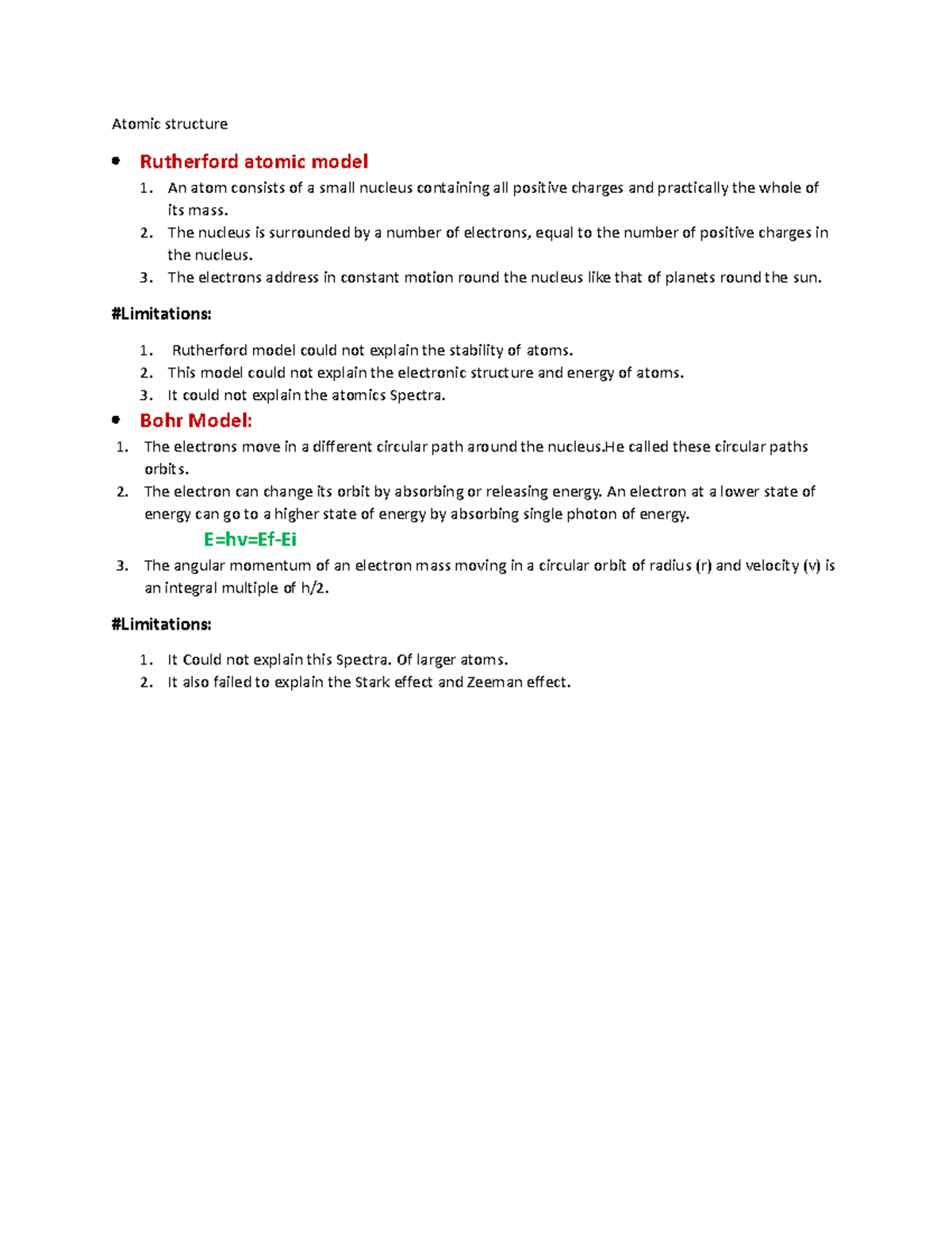 Two rules of atomic structure & their limitations - Atomic structure ...