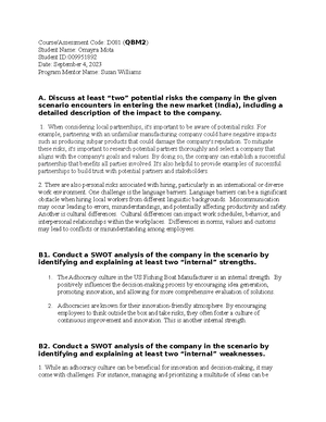 C721-Task 1 - Task 1 Passed paper - Change Management Performance ...