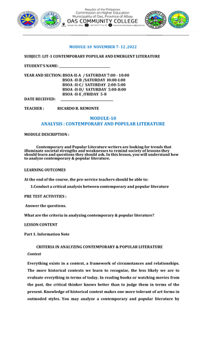 Module 2 Lesson 4 Integ - BACHELOR OF SCIENCE IN OFFICE ADMINISTRATION ...