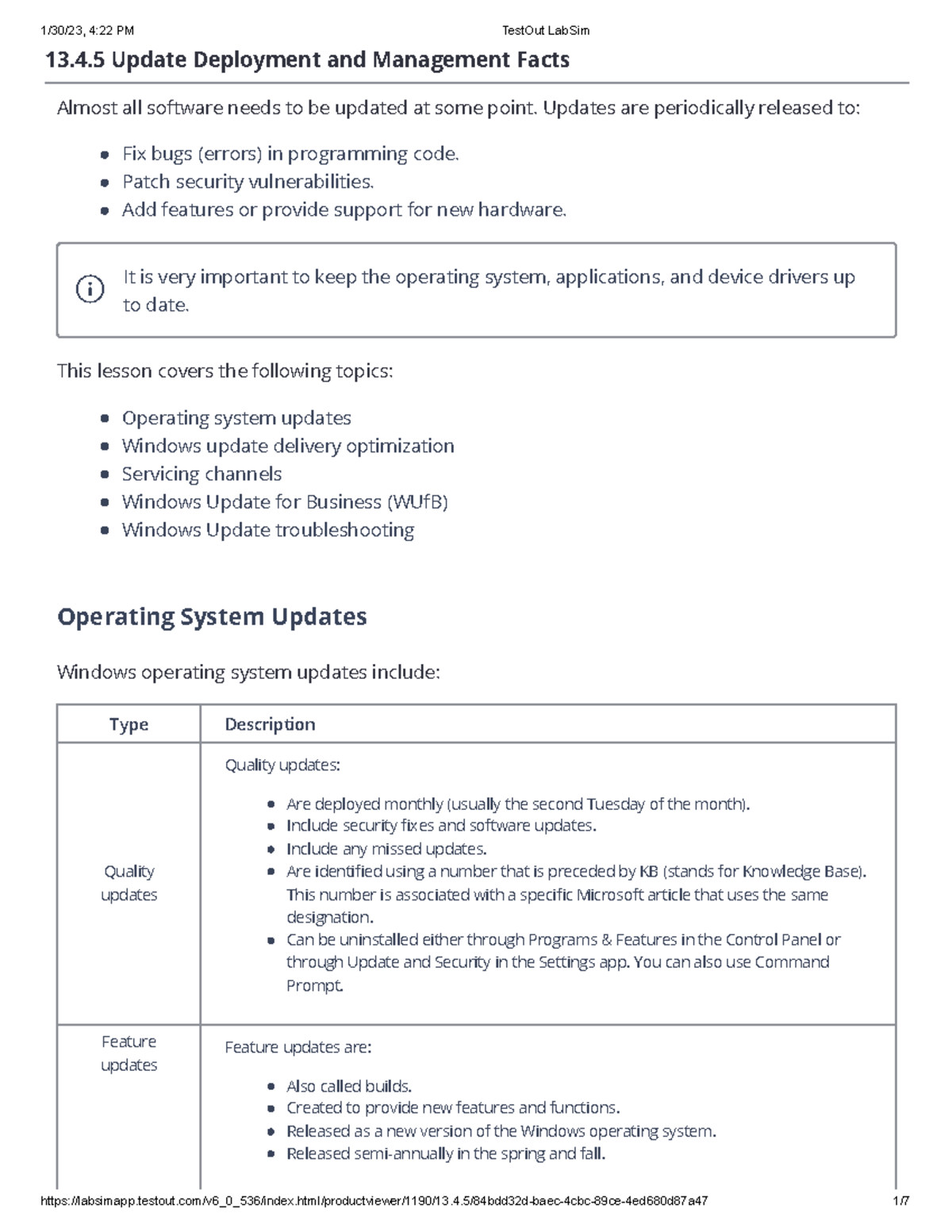 13.4.5 Update Deployment and Management Facts - 13.4 Update Deployment and Management Facts ...