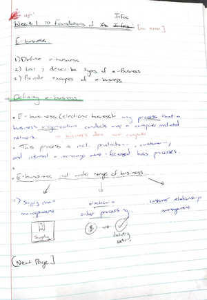 INF1002F - UCT - Information systems I - Studocu